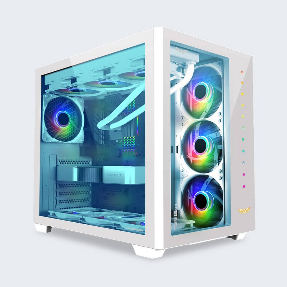 AQUA | R5 9600X + RX 9070XT — ArmaggeddonPC